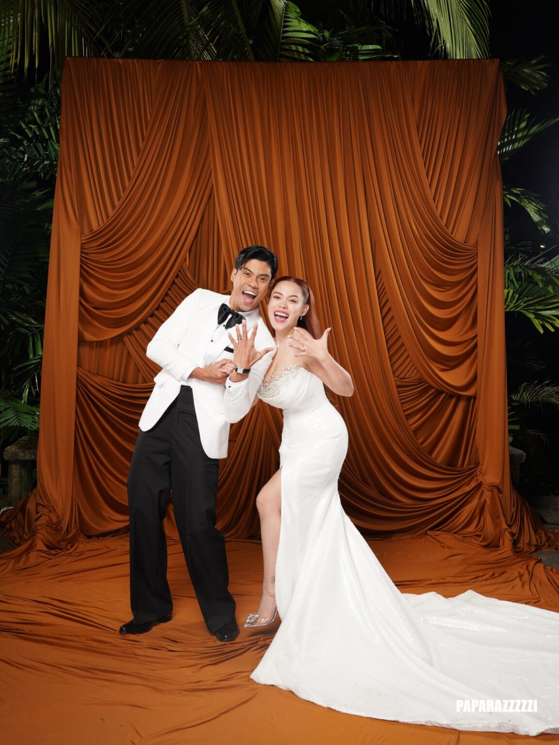 Punchline of love: Kim Molina and Jerald Napoles say “I Do” - Wedding ...